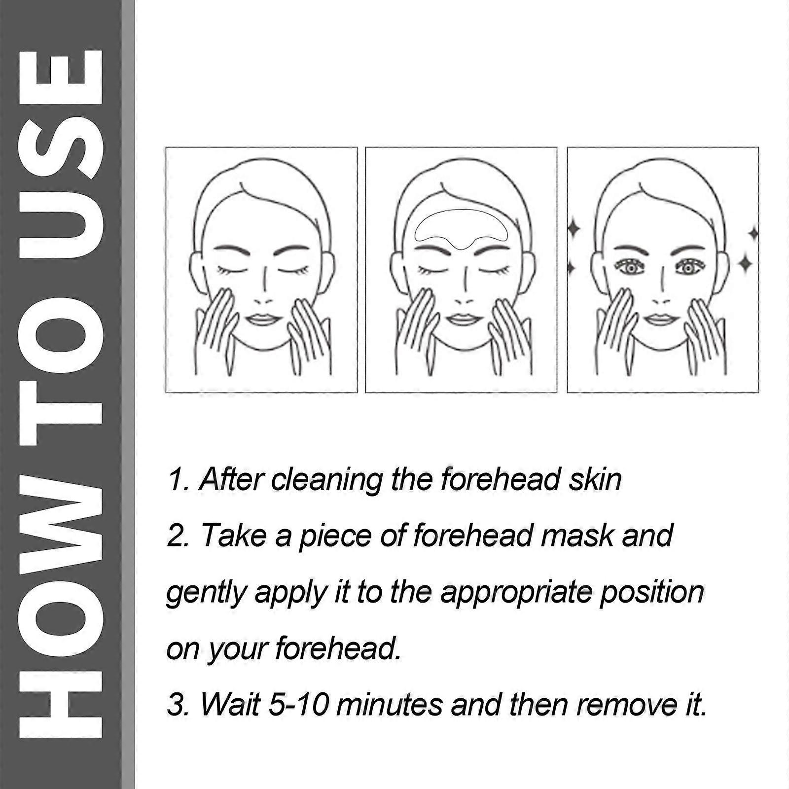 Forehead Mask, Lightening And Smoothing Forehead Wrinkles And Lines ...