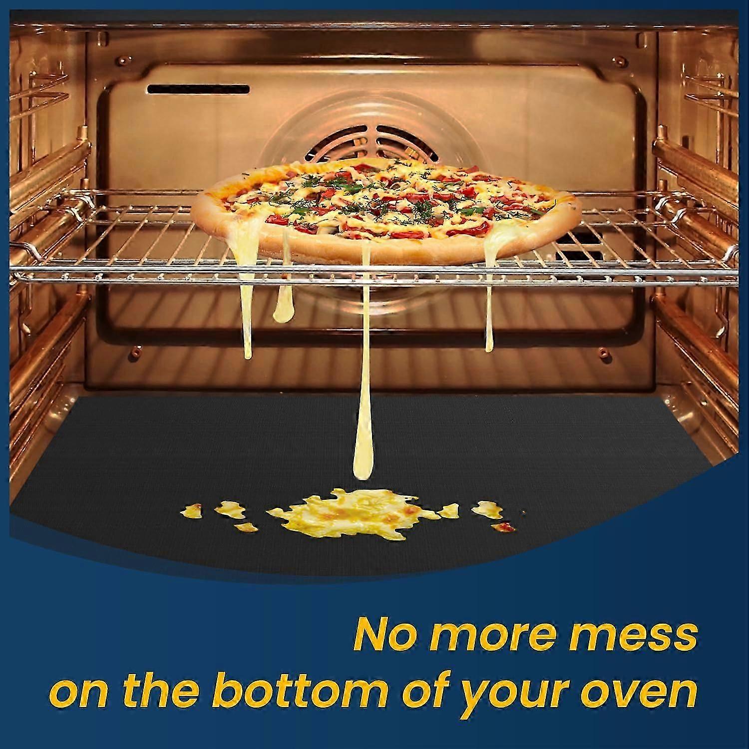 Oven Mat for Bottom of Oven, 2 Pack Heavy Duty Oven Teflon Sheets ...