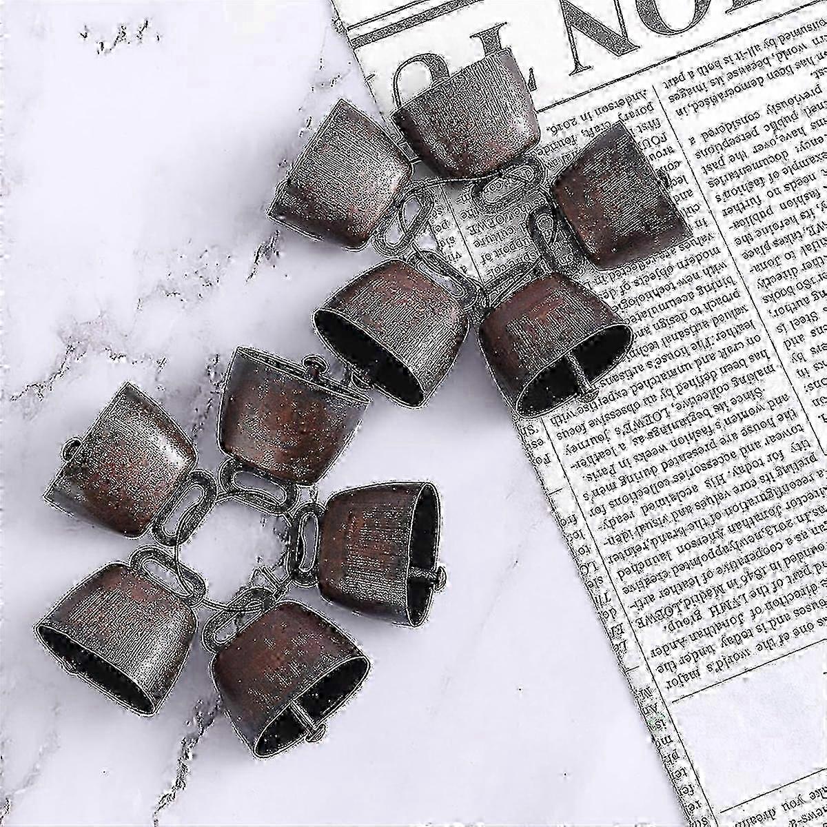 10PCS Cow Horse Sheep Grazing Copper Bells, Cattle Farm Animal Copper ...