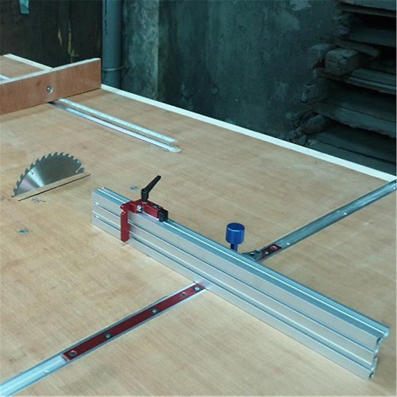 Aluminum Angle Miter Gauge Sawing Assembly Ruler Woodworking Tool 400mm ...