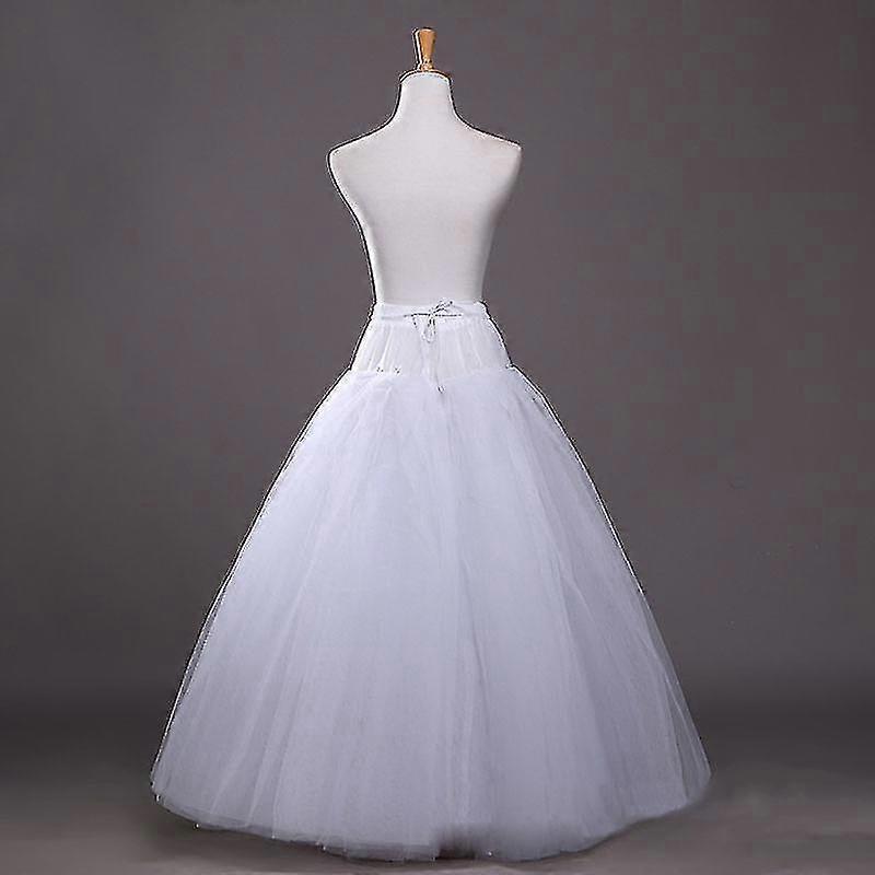 Wedding Petticoat Bridal Hoop Hoopless Crinoline Half Slip Prom ...