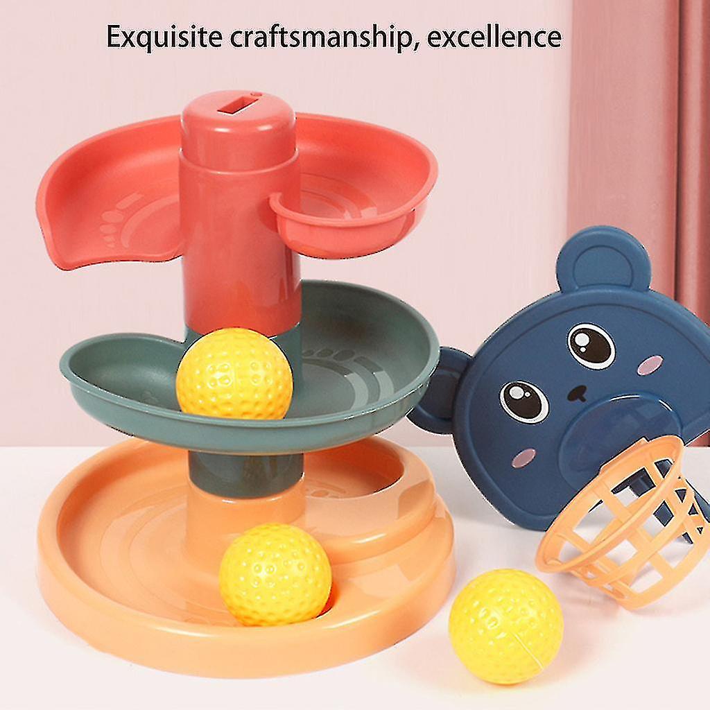 Ball Dropping Fine Motor Skill Training Toy With Tossing Hoop For ...