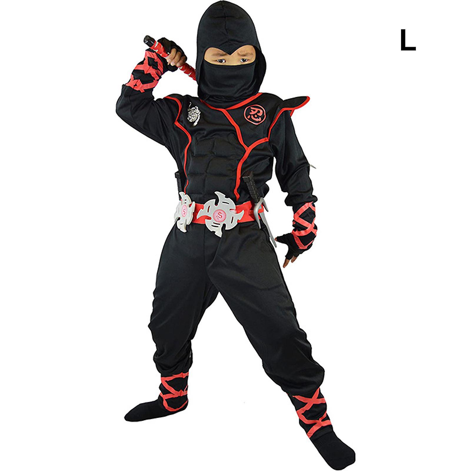 7pcs Ninjas Cosplay Costume Set For Kids Theme Party Role Playing Dress ...