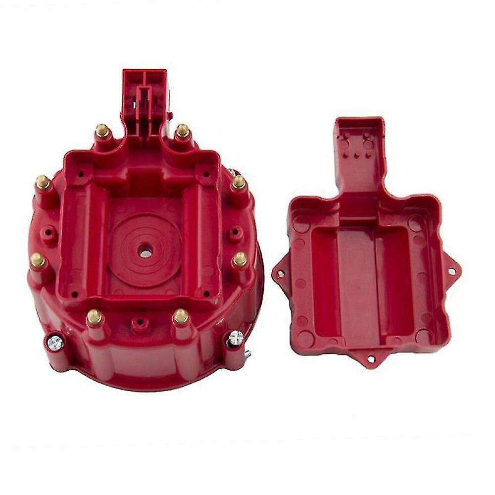 Red Male Hei Distributor Cap Coil And Rotor For Sbc Bbc 305 350 454 ...