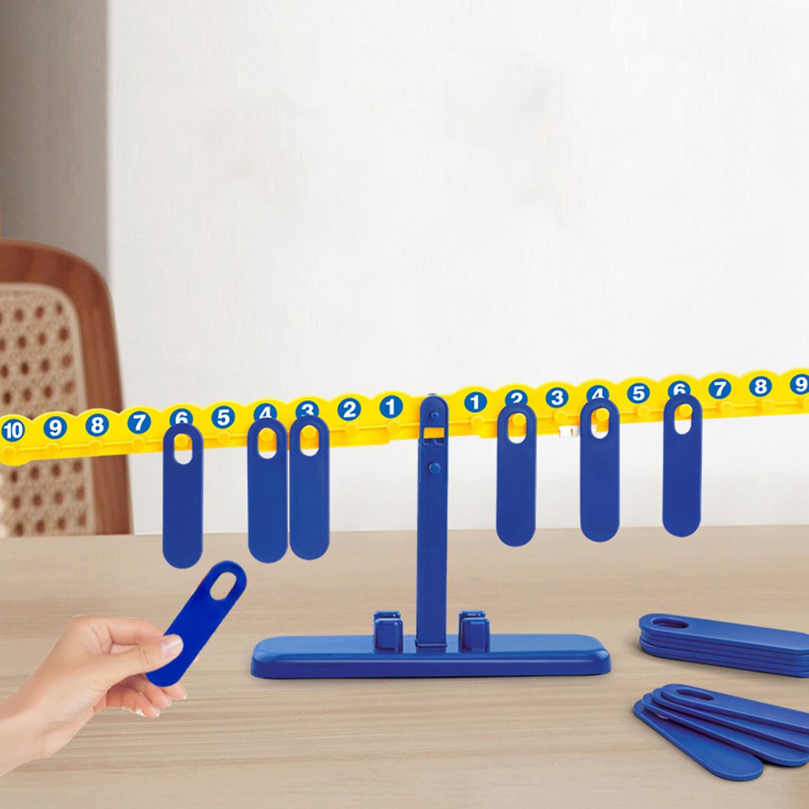 Kids Balance Scale Board Game Mathematics Manipulative For Kids Boy And ...