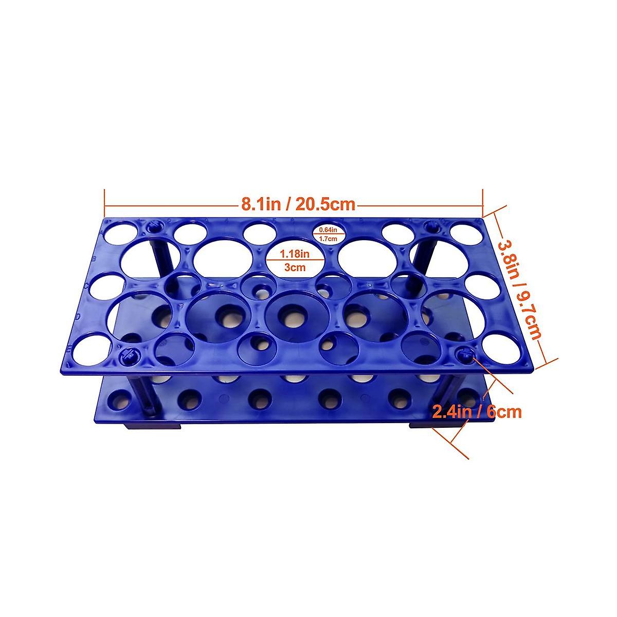 27Pcs 50ML Conical Centrifuge Tubes and 28 Well Centrifuge Tube Holder ...