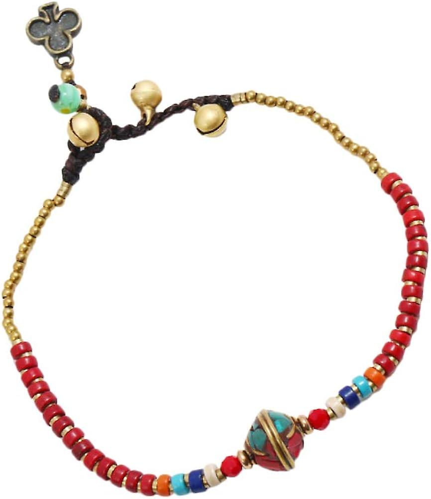 Anklet Frosted Stone Fashionable Tiny Beads Set Ankle Chains for Women ...