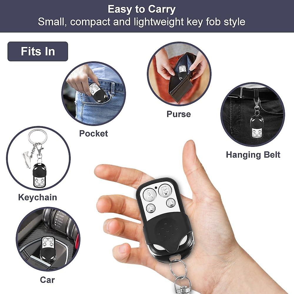 4 Universal Garage Door Opener Remote , Garage Door Remote Automatic ...