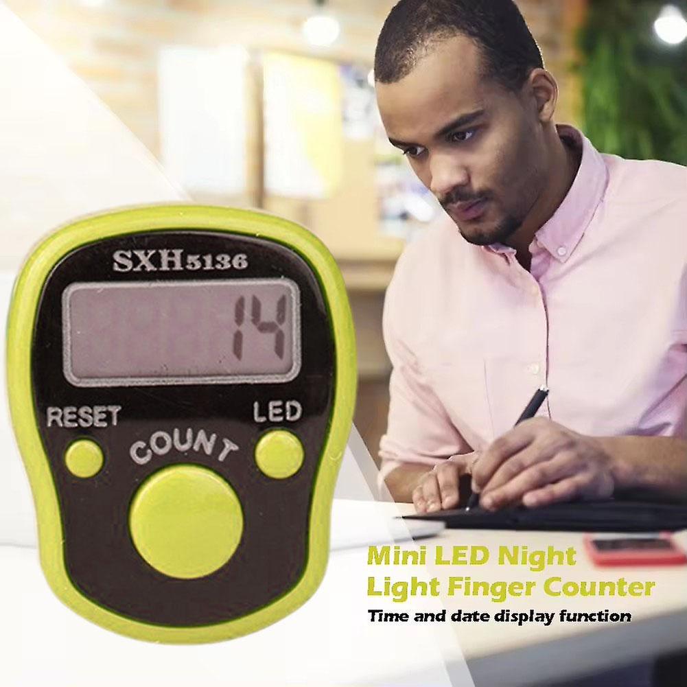LED Muslim Tally Counter Finger Ring Hand Tally Counter Digital Tasbih ...