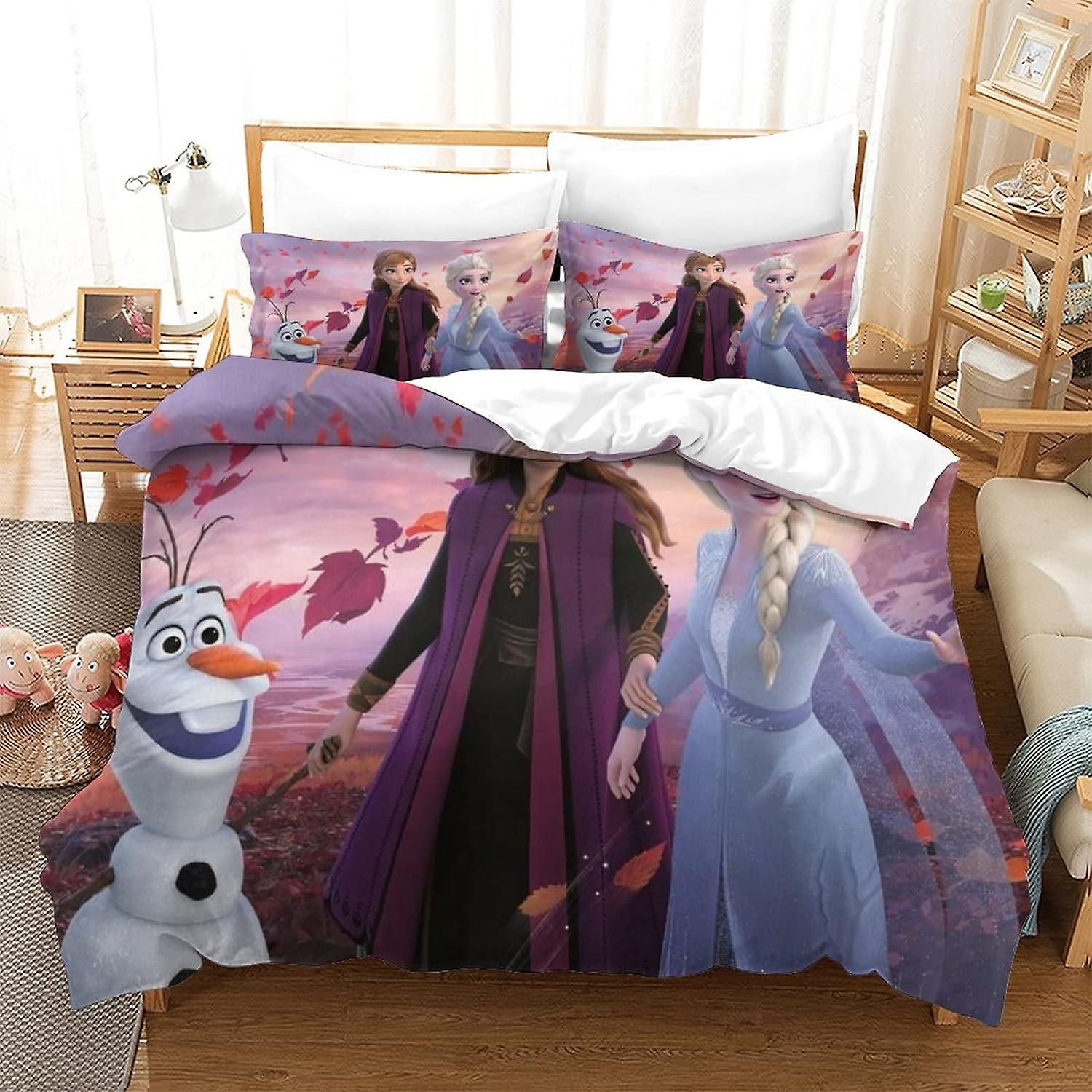 Frozen 3D for Adults And Kids Print Duvet Cover Bedding Sets with ...