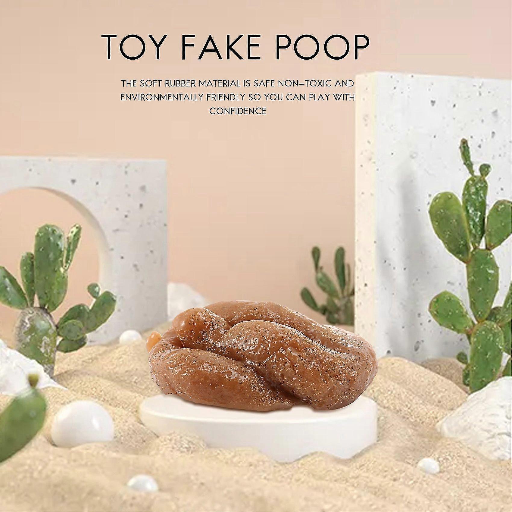 Simulation Poop Toy Realistic and Funny Poop Toy Poop Prank Gift Soft ...