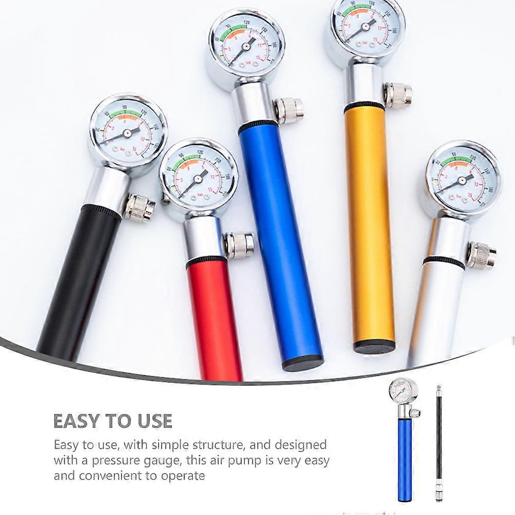 Ball Pump with Pressure Gauge Sports Ball Pump Hand Air Pump for Bike ...