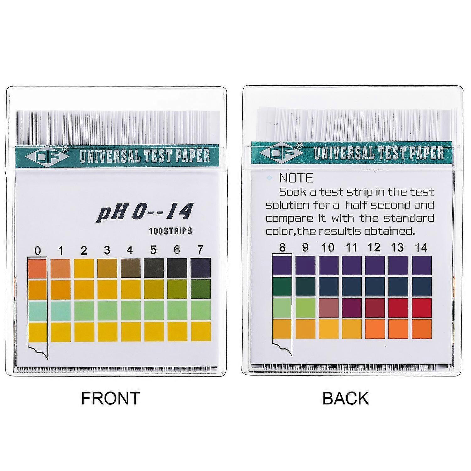 Ph Strips Paper, Ph Meter Range, 0-14 Ph And Alkaline Ph Level, 2 Boxes ...