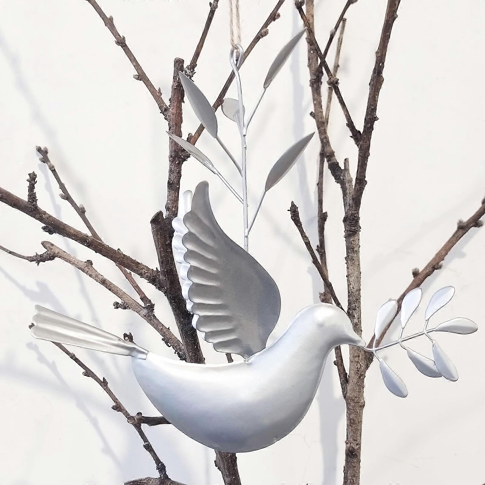 Metal Doves Wall Art Decor Holiday Gifts Outdoor Wall Sculpture ...