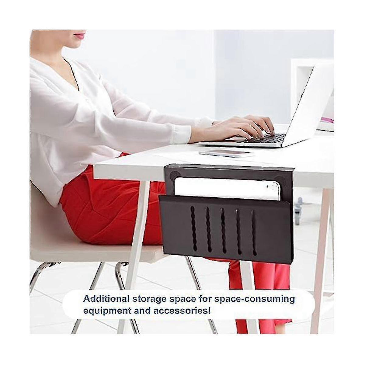 Desk Side Storage,hanging Desk Storage,under Desk Storage,laptop Stand ...