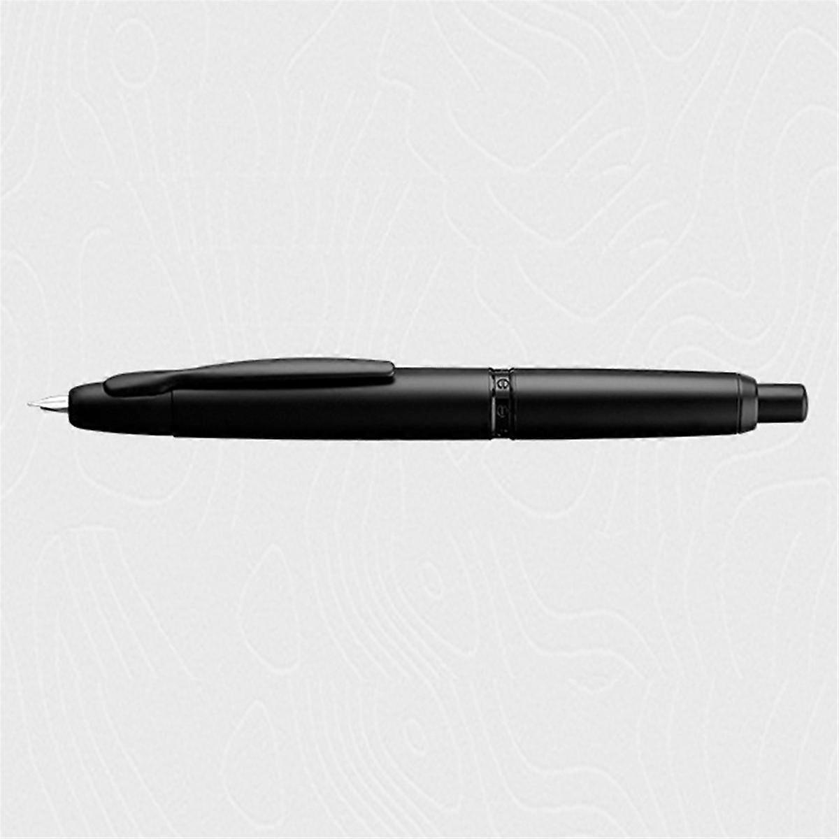 Press Retractable Fountain Pen Extra Fine Nib Metal Matte Ink Pen ...