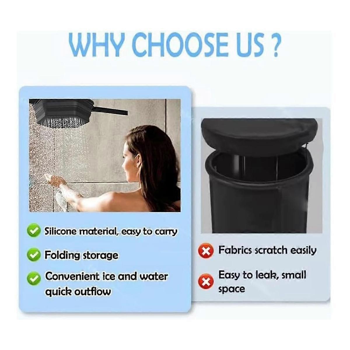 Ice Shower, Ice Bath, Ice Bath Water Chiller, Portable Ice Bath, Shower ...