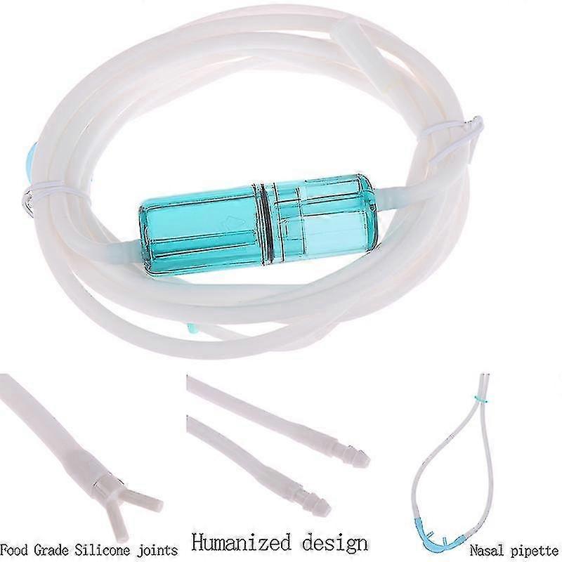 3-way T Straight Tube Oxygen Nasal Cannula Silicone Tube Concentrator ...