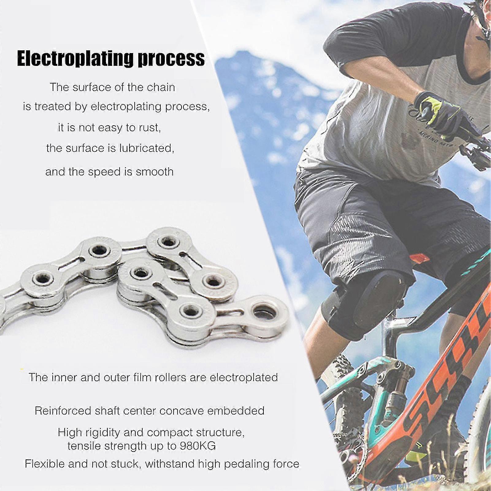 Best Rust-proof Bike Chain Electroplating Steel Hollow Design Bike ...
