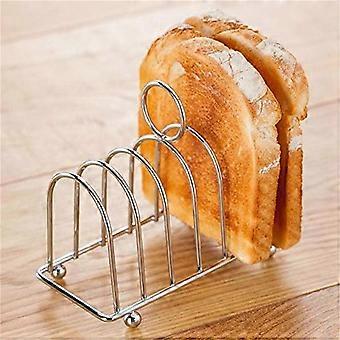 Food Grade Stainless Steel Toast Rack, 6 Slice Toast Rack With Ball ...