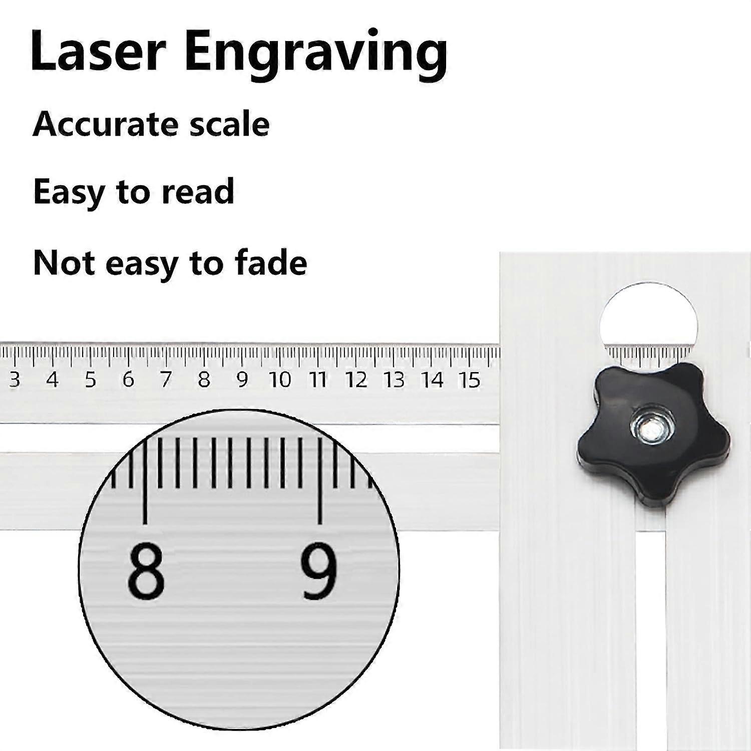 Adjustable Tile Hole Finder, Tile Angle Measuring Ruler Tile Angle ...