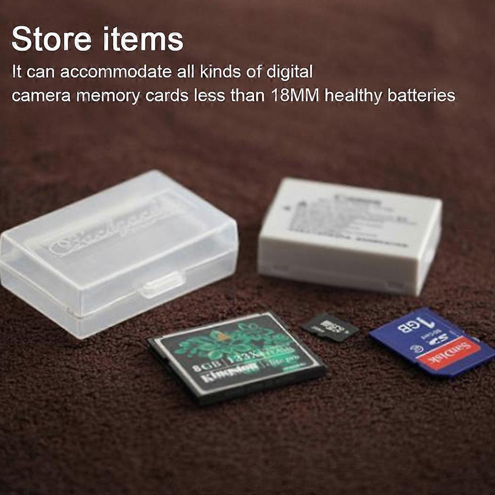 10Pcs Plastic Protective Storage Case Boxes Compatible with GoPro Hero ...