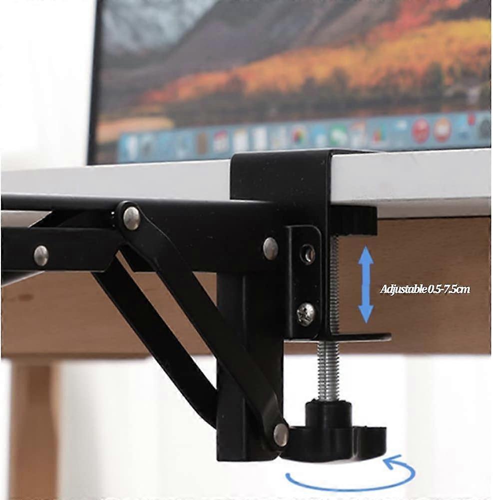 Desk Extension Clamp (Board Not Included) for Foldable Keyboard Drawer ...