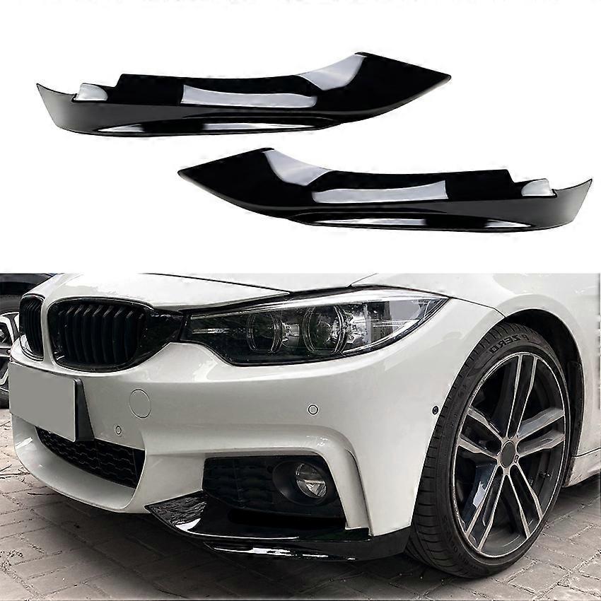 2pcs MP Style Front Bumper Lip Spoiler Splitters For BMW F32 F33 F36 4 ...