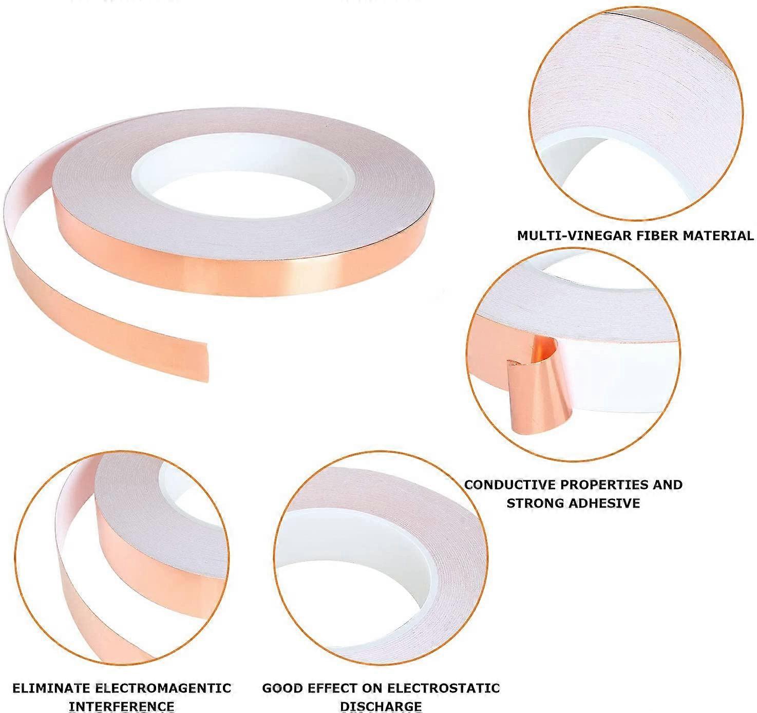 Copper Foil Tape, 2 Copper Foils with Double Copper Tape Conductive ...