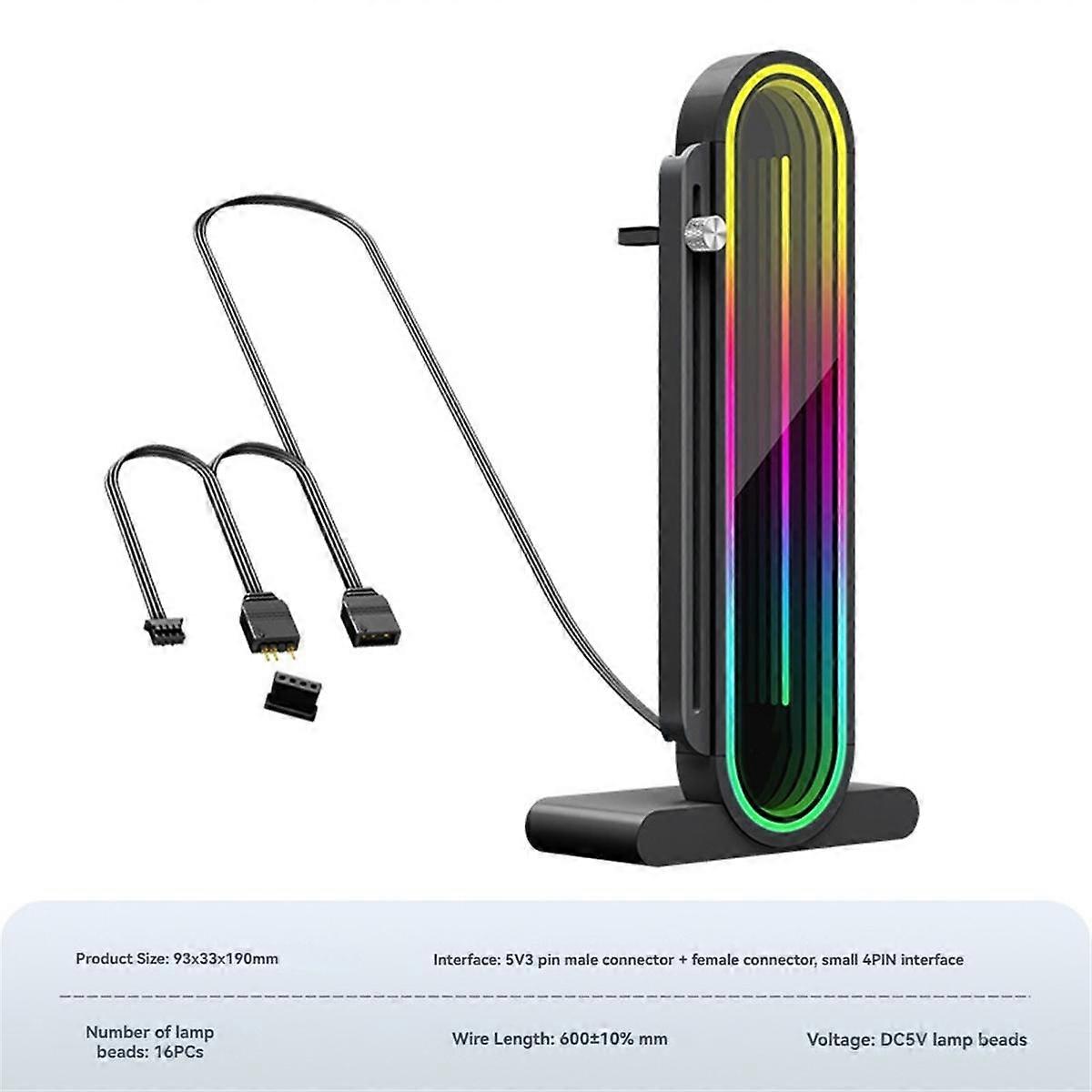 Video Card Stand GH3 Temperature Display Supporting Frame ARGB Vertical ...