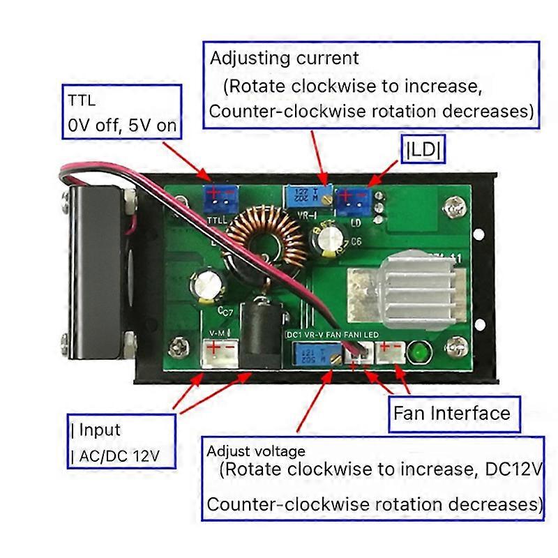 Red/Green/Blue Universal High-Power Laser Diode Constant Current Driver ...