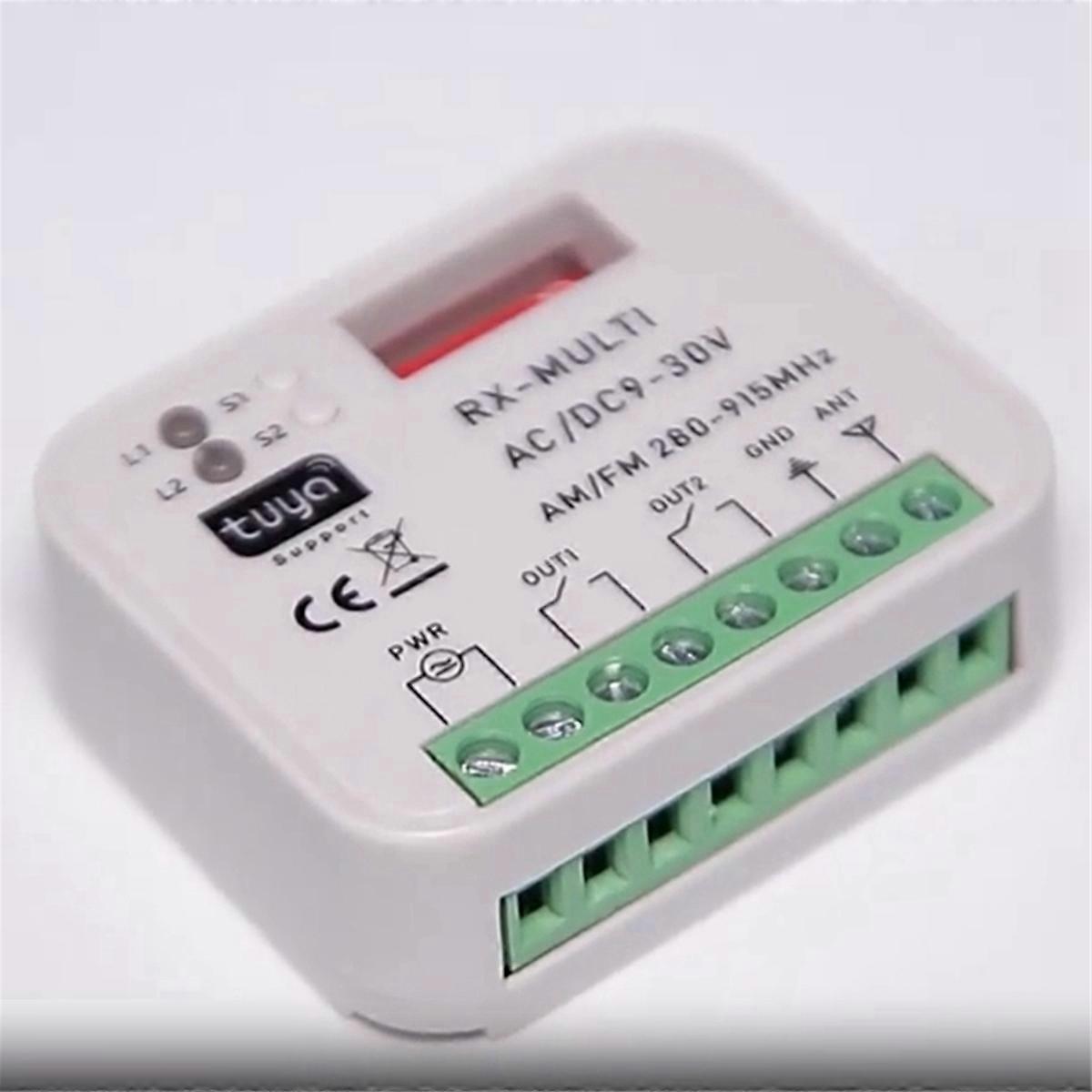 Smart WiFi Universal Multi-Frequency Receiver Switch Remote Relay Tuya ...