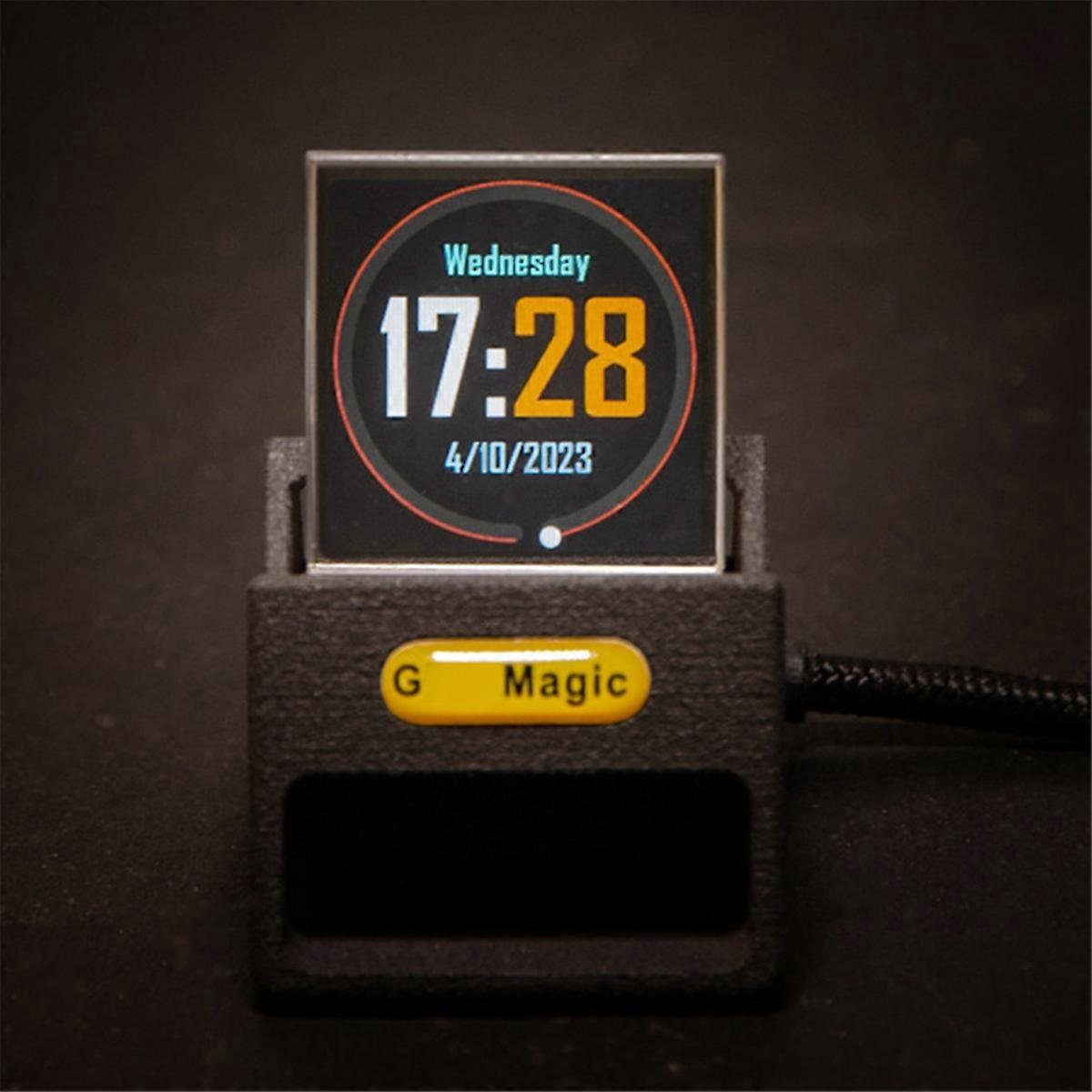 Bitcoin Stock Ticker Monitor Weather Digital Display Clock GIF Picture ...