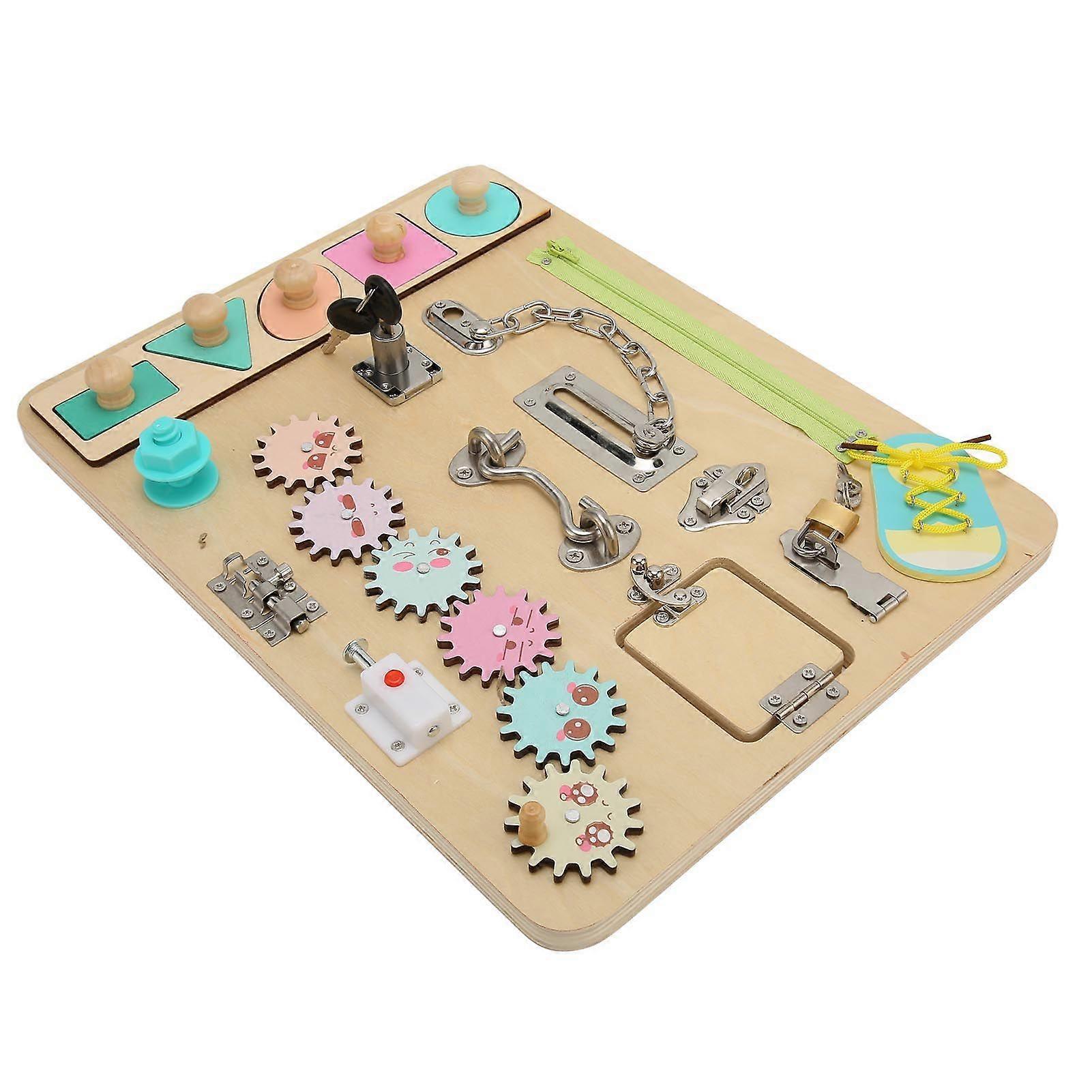 Toddler Skill Board Unlocking Theme Hand Eye Coordination Thickened ...