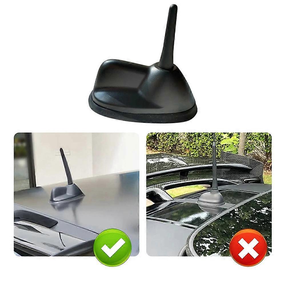 Big Roof Antenna Base W/ Short Sport Aerial Antenna for Mini R55 R56 ...