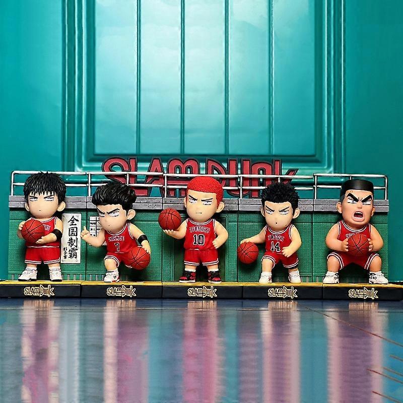 The First Slam Dunk Hanamichi Sakuragi Rukawa Kaede Mitsui Hisashi ...
