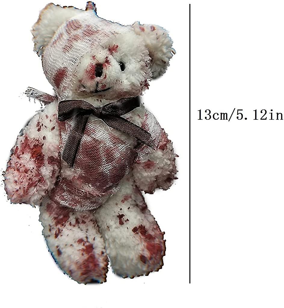 Lianglin Wu Key Chain For Women And Men, Punk Bloody Plush Bear ...