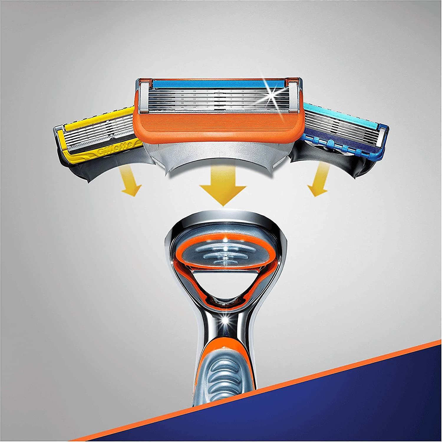 Gillette Fusion 5 Power Razor For Men With Precision Trimmer & Auto ...
