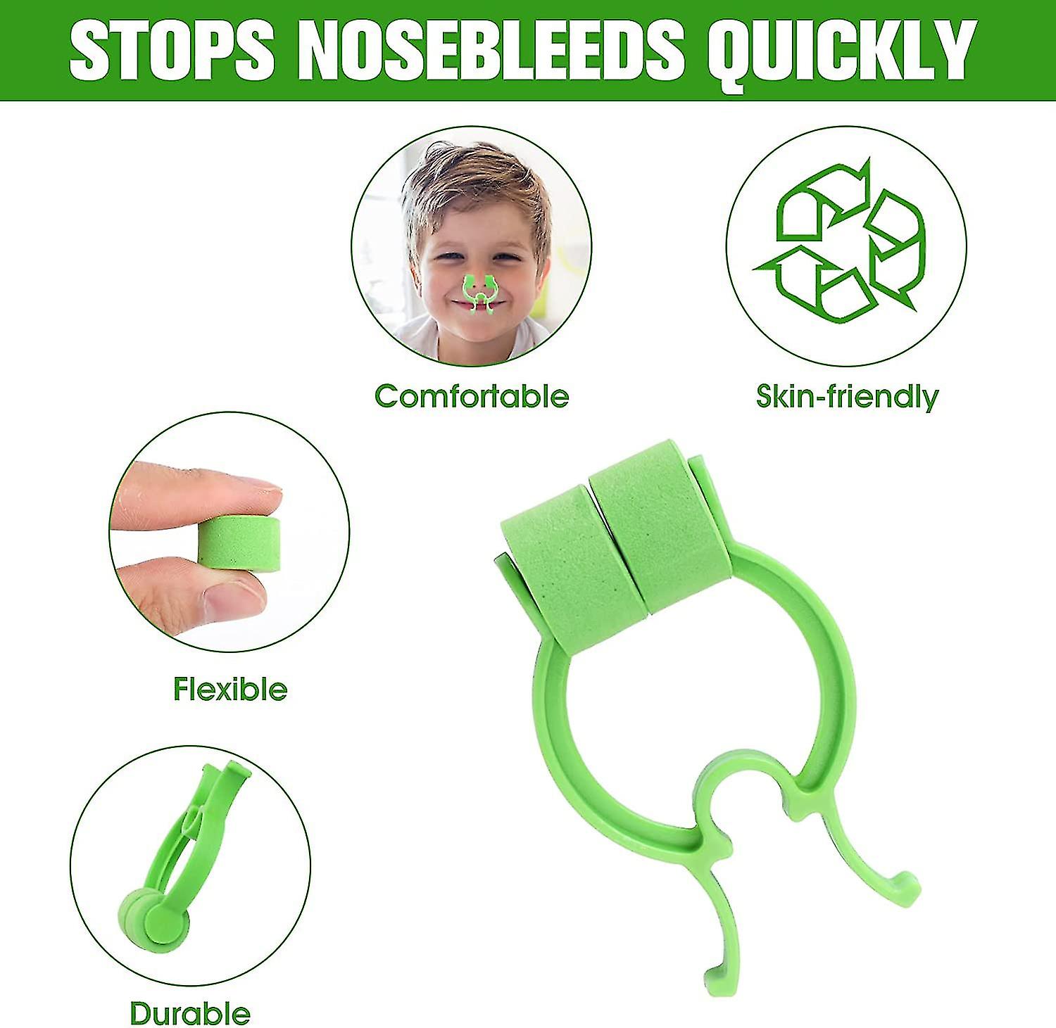 16pcs Nose Stop Clips Nose Bleed Stopper Swimming Nose Clips Nose Nasal ...