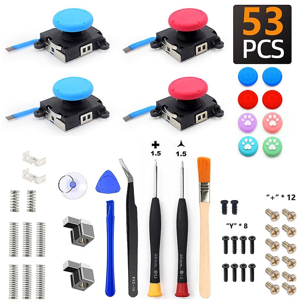 Replacement Joycon Joystick Repair Kit 3d Analog Thumb Sticks For ...