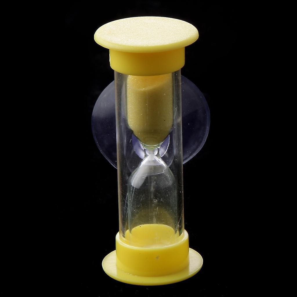 2 pieces 3 Minutes Acrylic Sucker Sandglass Hourglass for Cooking Sand ...