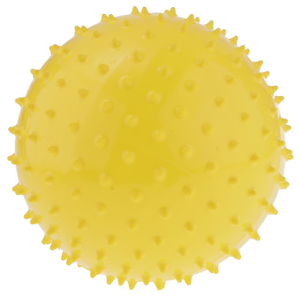 9 Inch Kids Knobby Bouncy Ball Spiky Sensory Ball for Yoga Massage ...