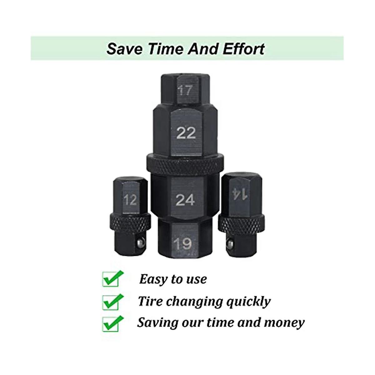 Hex Axle Tool For Motorcycle Front Axle Wheel 12 14 17 19 22 24mm 6 In ...