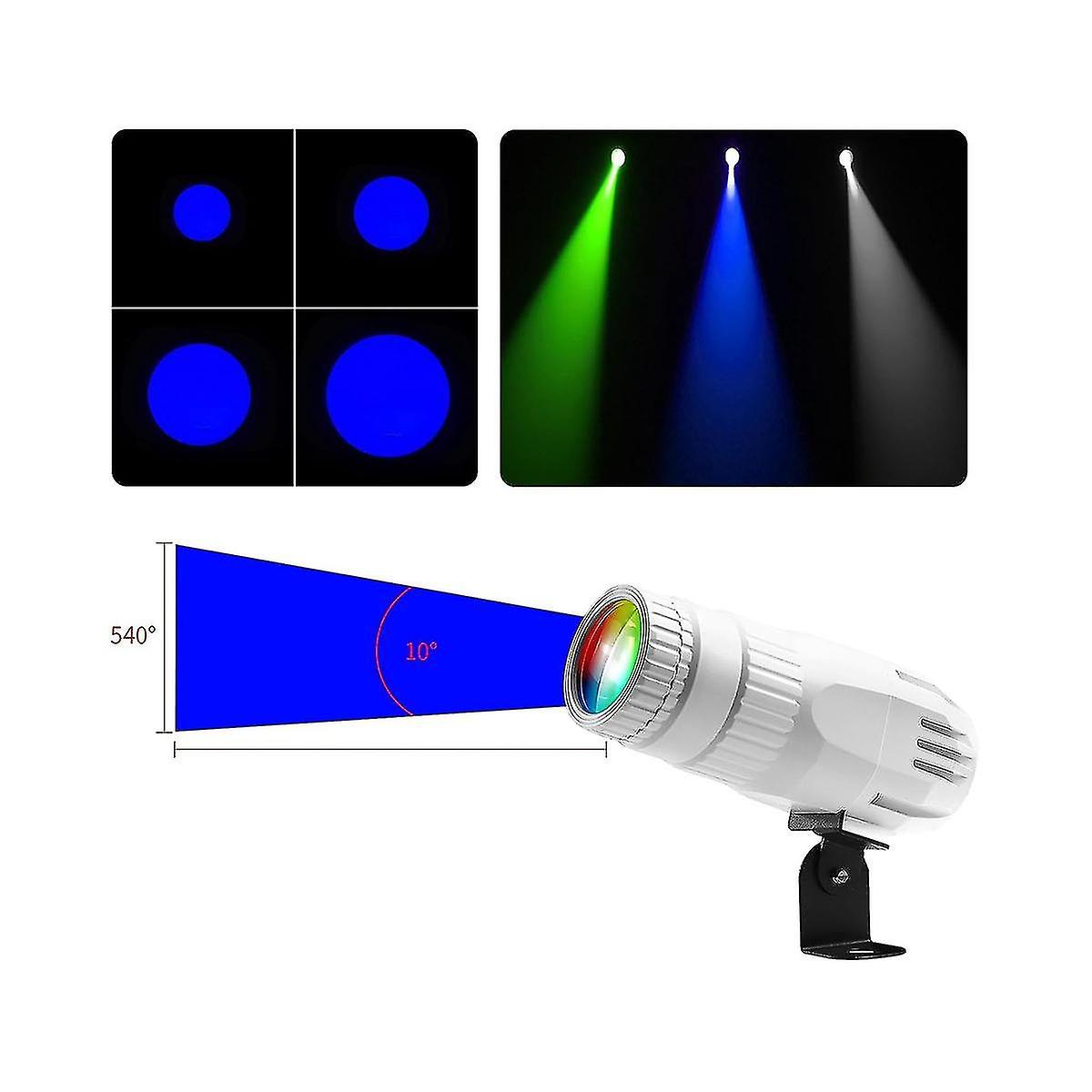 Pinspot Light For Disco Ball 15w Rgbw 4 In 1 Mirror Ball Light With ...