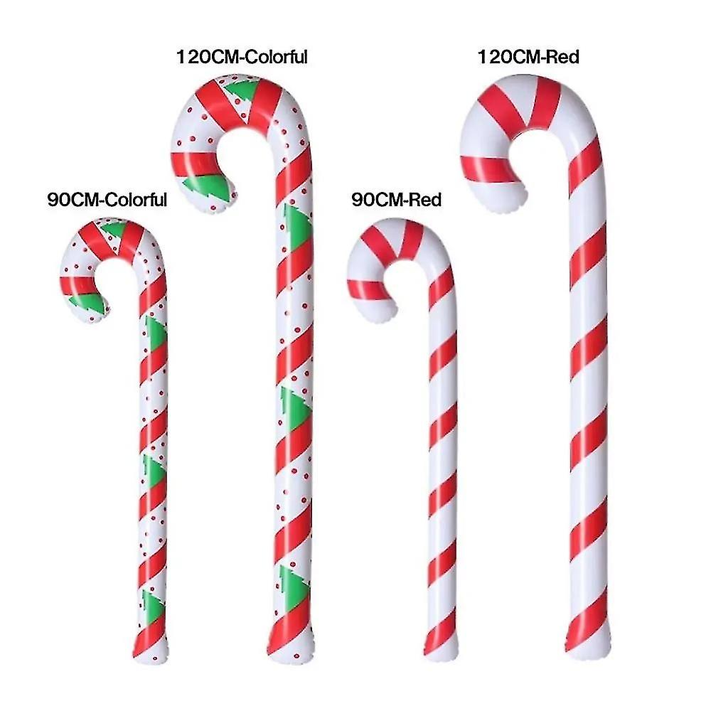 120/90cm Inflatable Christmas Candy Canes For Indoor Outdoor Christmas ...