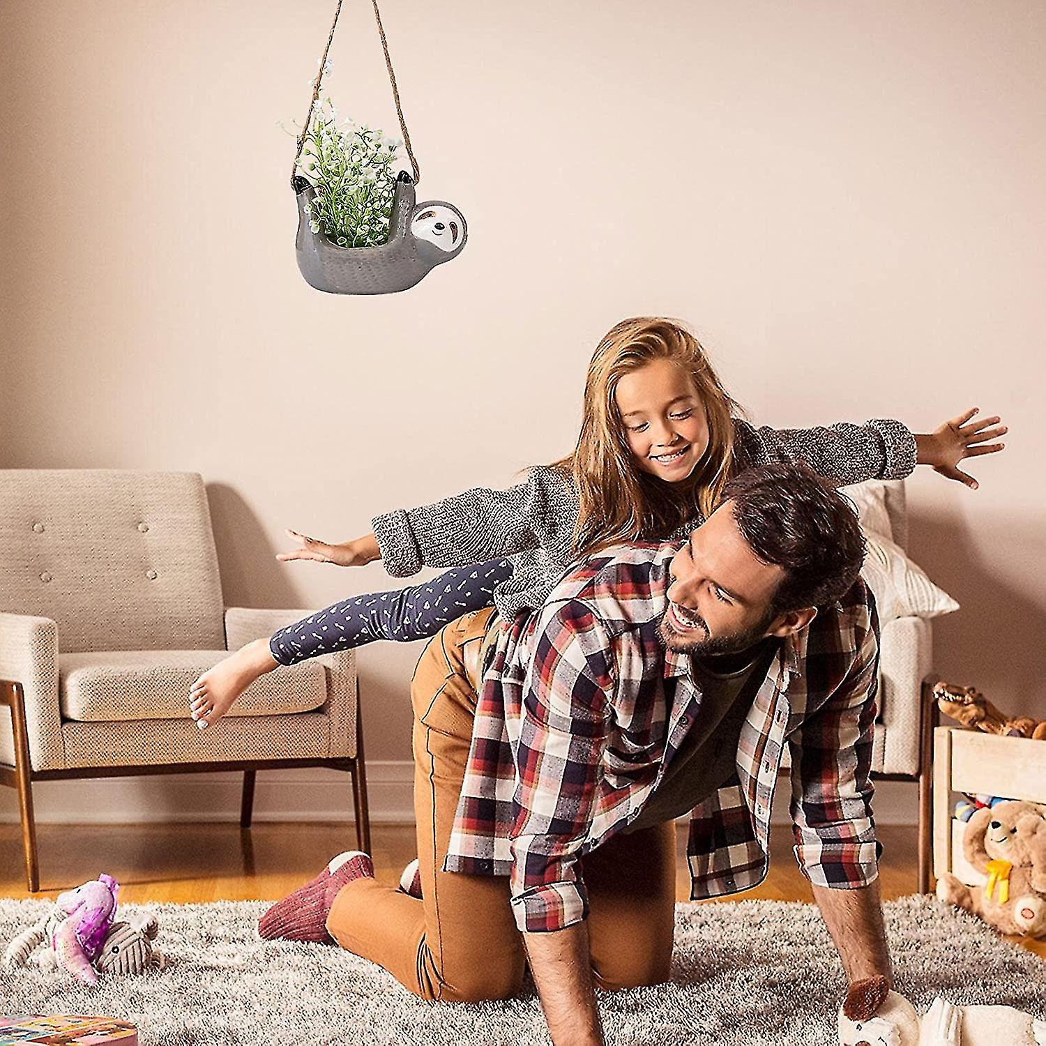 Hanging Animal Flower Pot - Sloth Ceramic Flower Pot,farmhouse Cute ...