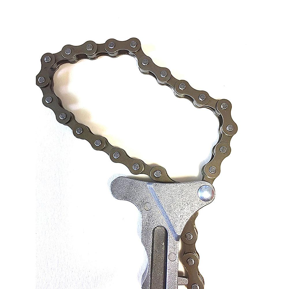 Oil Filter Chain Wrench, Engine Oil Fuel Filter Remover Tool ...