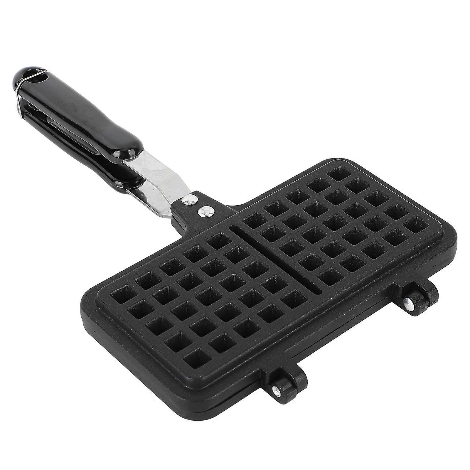Stovetop Waffle Maker Pan Anti Stick Aluminum Even Heating Double ...