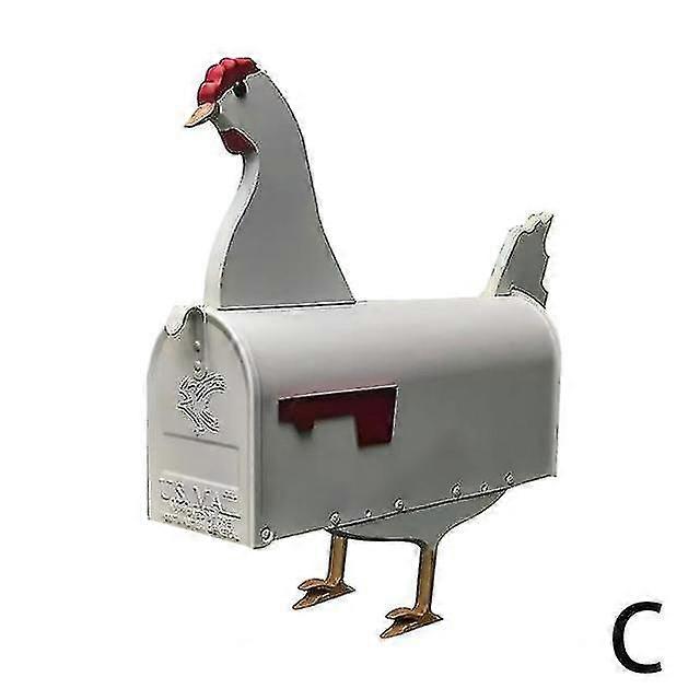 Metal Animal Mailbox Farm Animal Mailboxes For And Outside Garden Decor ...