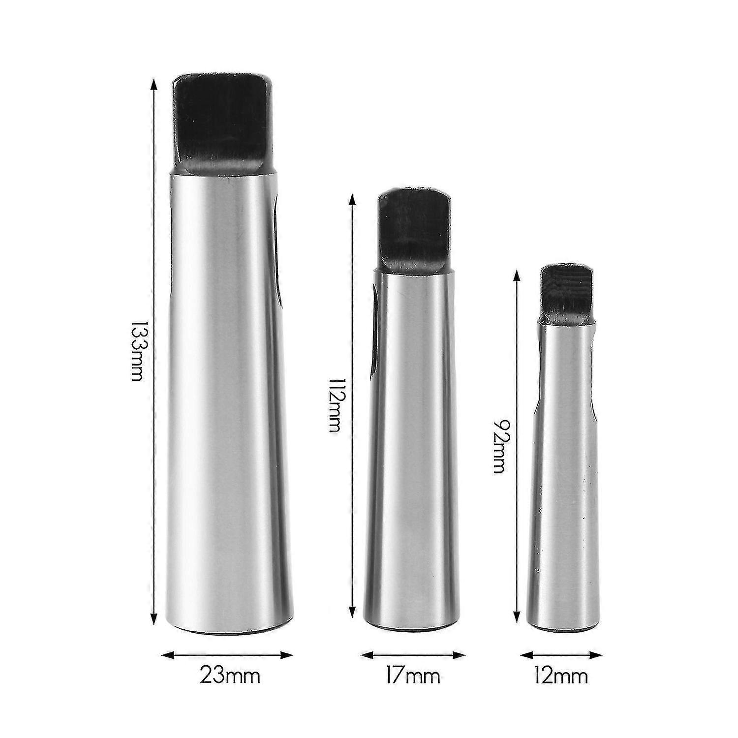 3pcs Morse Taper Adapter Mt1 to Mt2 Mt2 to Mt3 Mt3 to Mt4 Reducing ...
